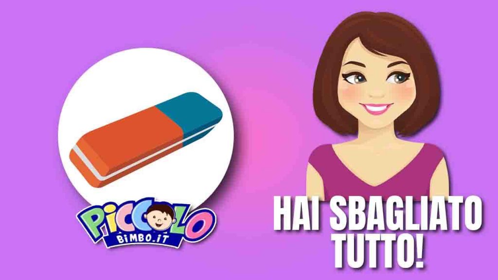 Gomma da cancellare, quanti errori abbiamo fatto da piccoli: scopri ...